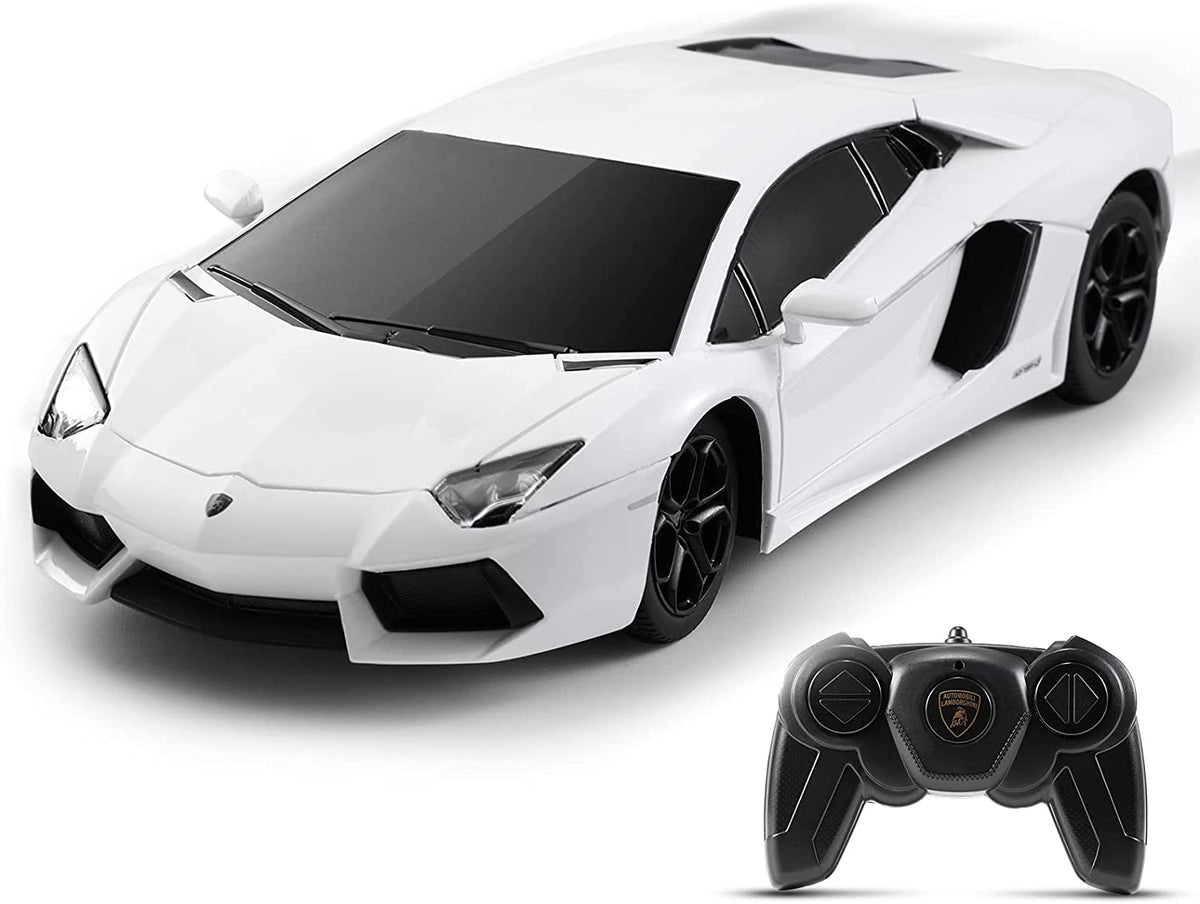 X Rastar Remote Control Car, 1:24 Scale Aventador Coupe Race Toy Car ...